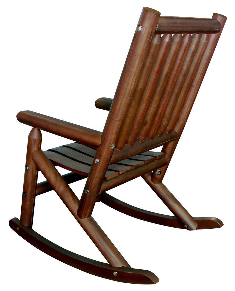 Cherry Amber-Log Porch Rocker – Leigh Country