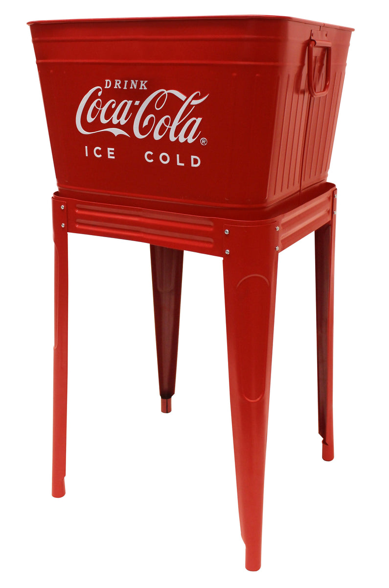Coca-Cola® Red Retro Beverage Tub with Stand – LEIGH COUNTRY