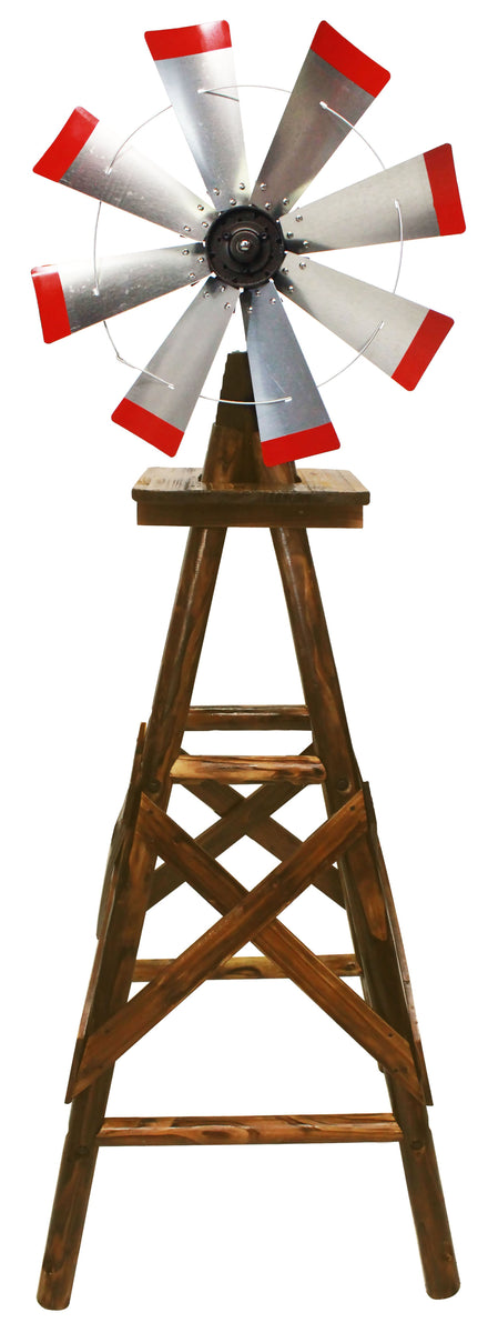 6.5 Ft. Char-Log Windmill – Leigh Country