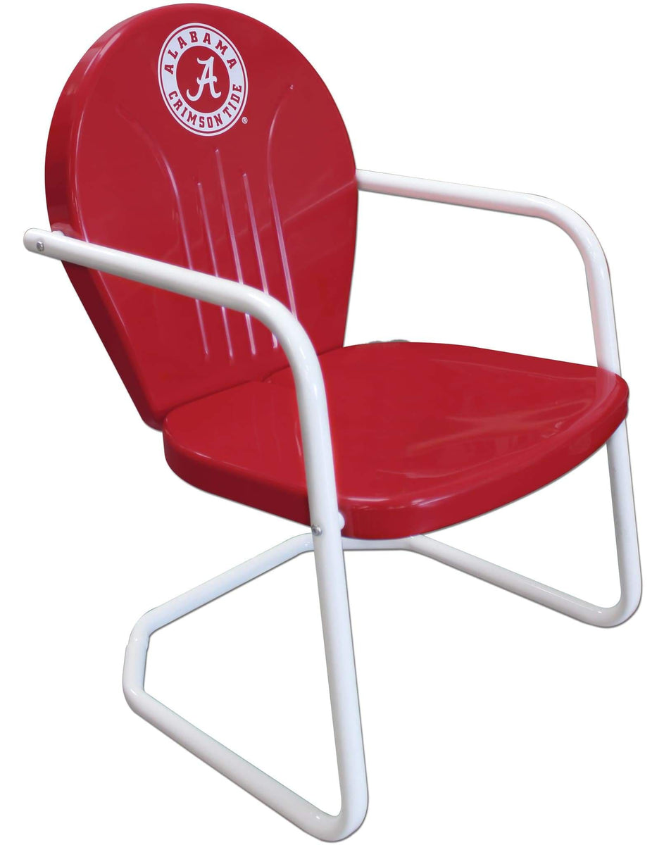 Alabama Crimson Tide Retro Metal Chair – Leigh Country