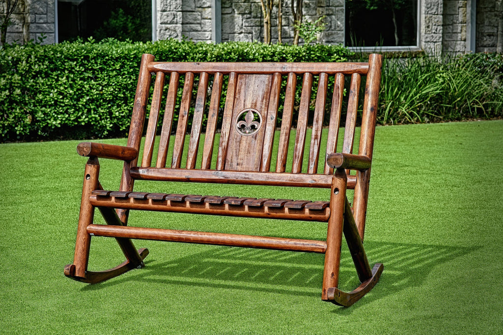 Amber-Log Fleur-de-lis Medallion Double Rocker - For Pickup ONLY ...