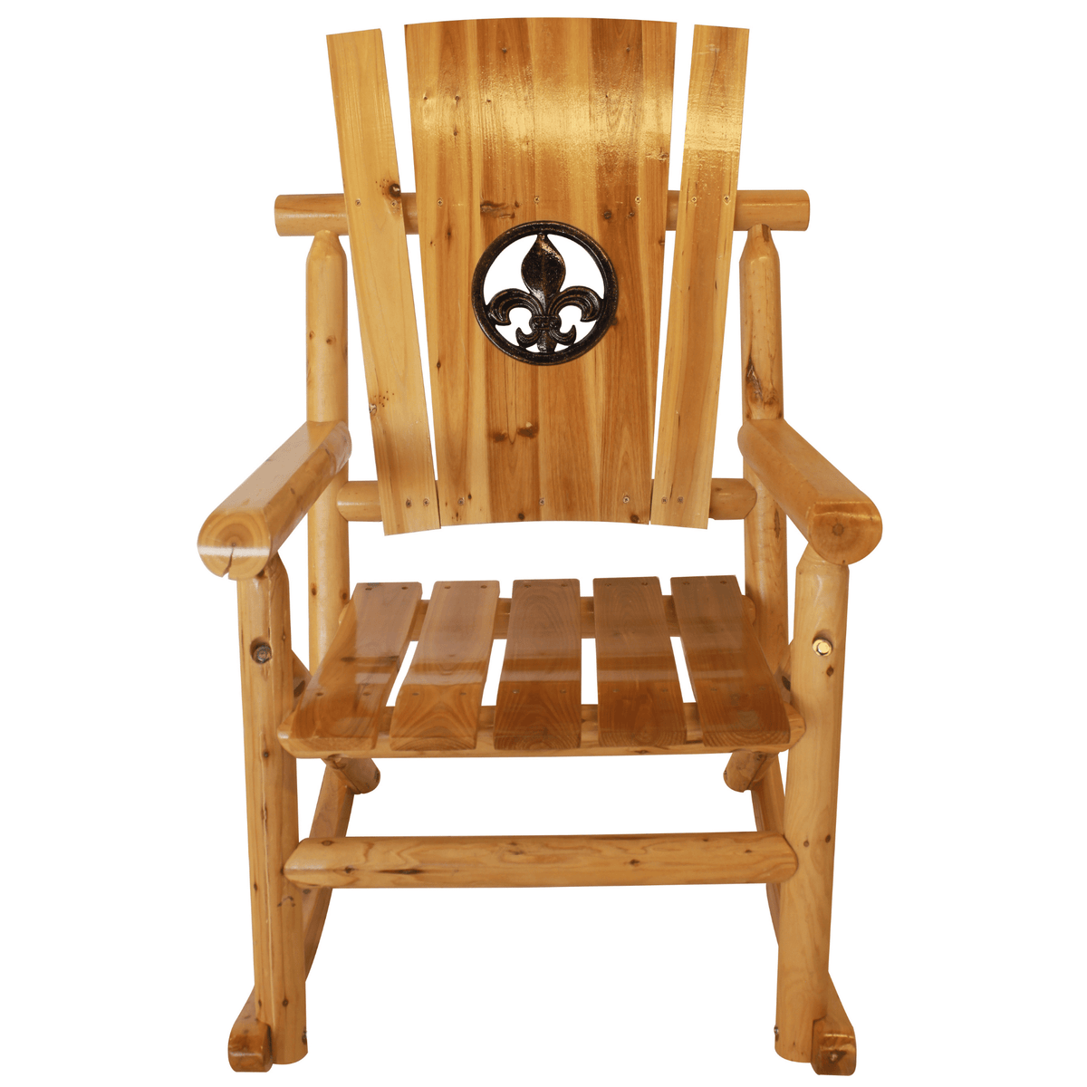 Aspen Fleur-de-lis Medallion Rocker – Leigh Country