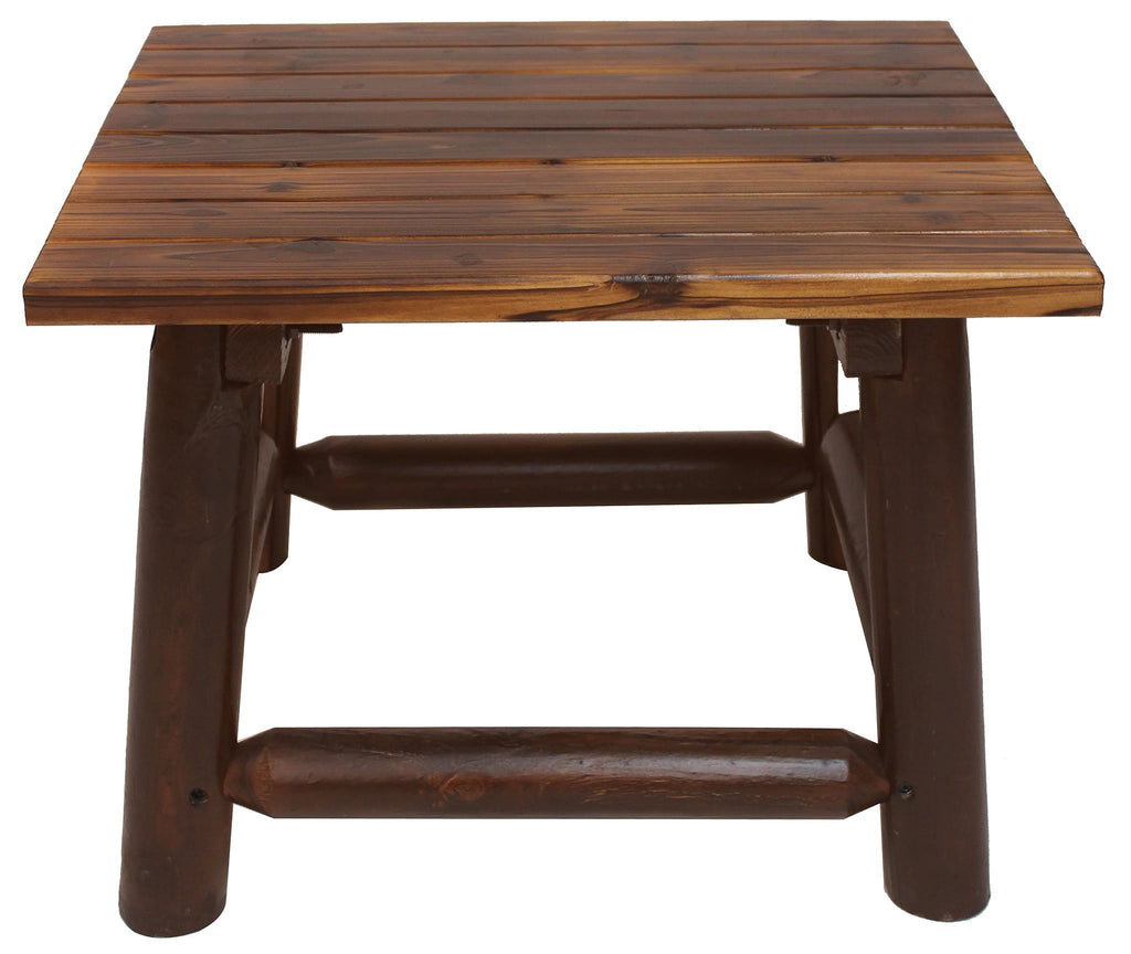 Char-Log End Table – Leigh Country