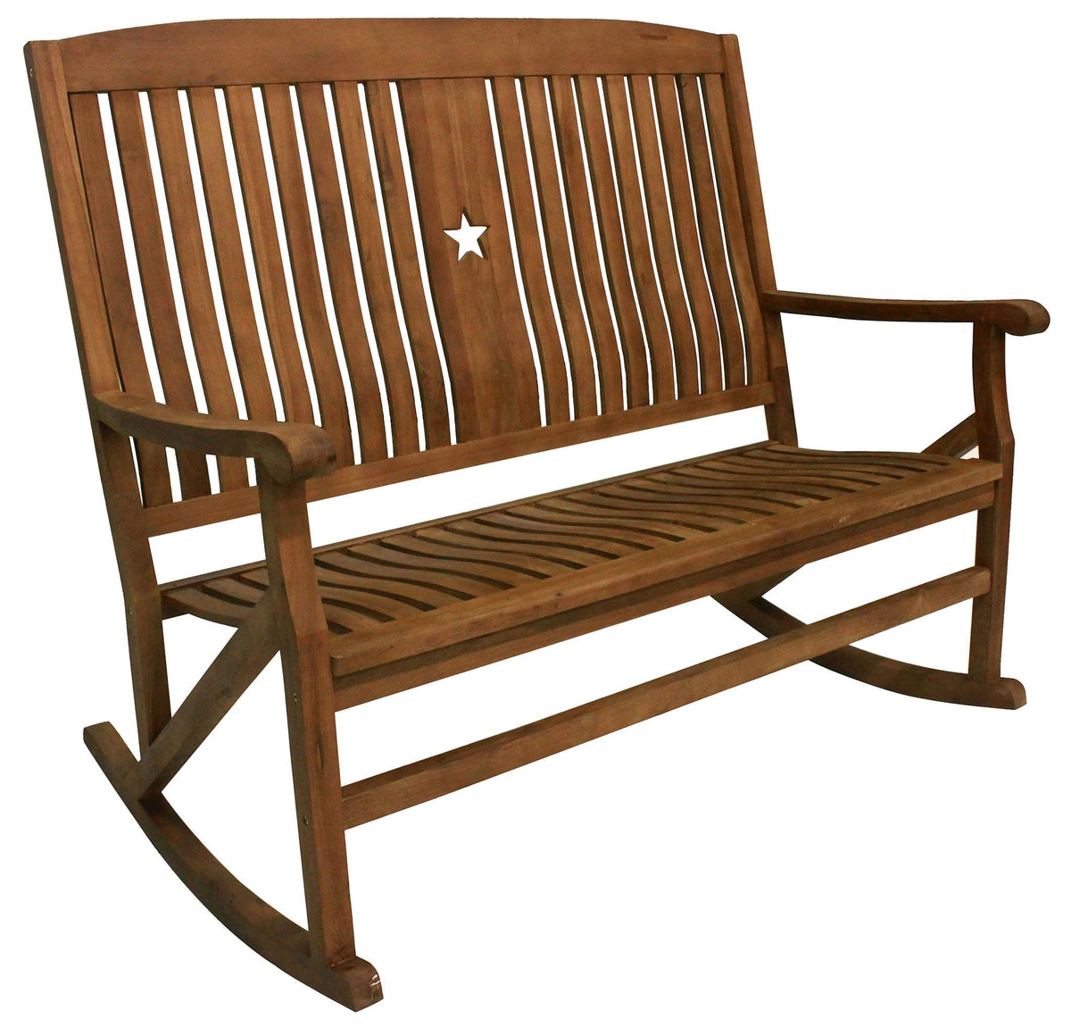 Classic Teak Bench Star Rocker – LEIGH COUNTRY