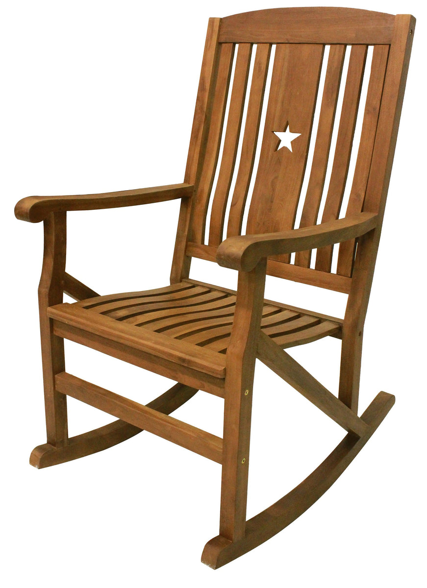 Classic Teak Star Rocker – Leigh Country