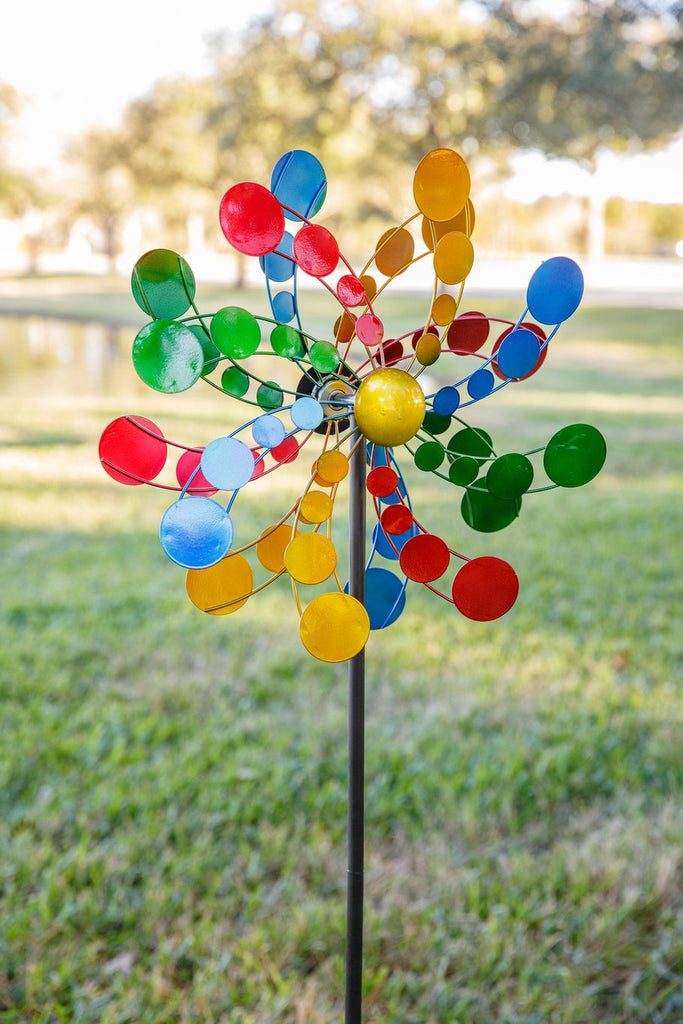 Rainbow Dot Wind Spinner – Leigh Country