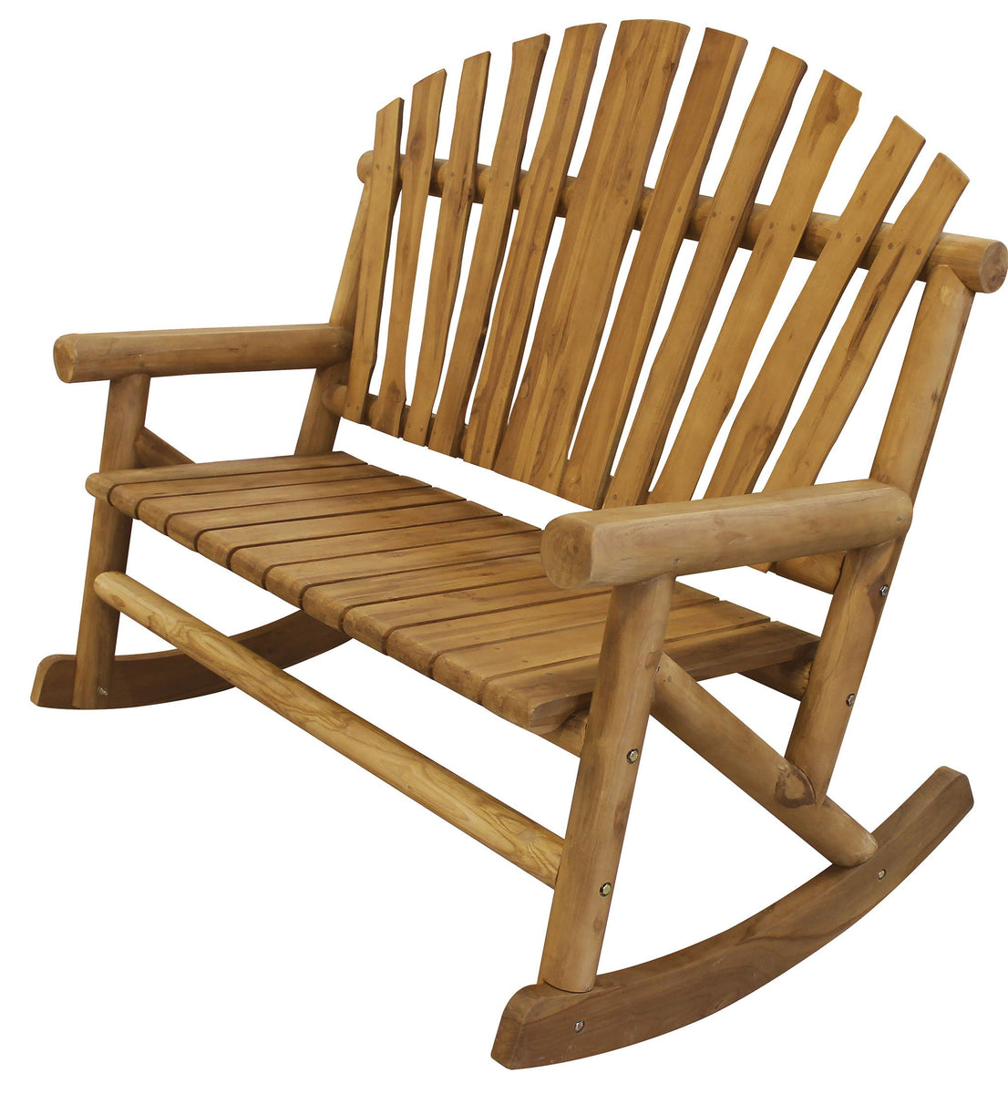 Teak-Log Bench Rocker - For Pickup ONLY (Excluding Wholesale Orders ...