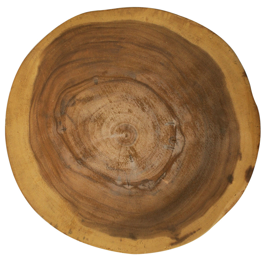 Teak-Log End Table – Leigh Country